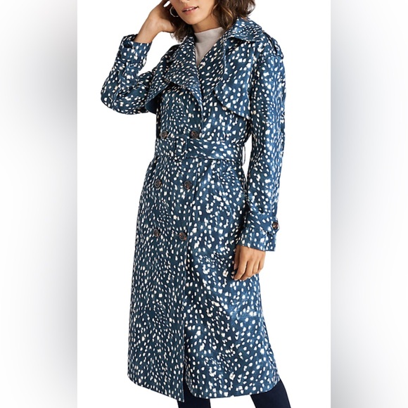Ann Taylor | Jackets & Coats | Nwts Spotted Modern Trench Coat Ann ...